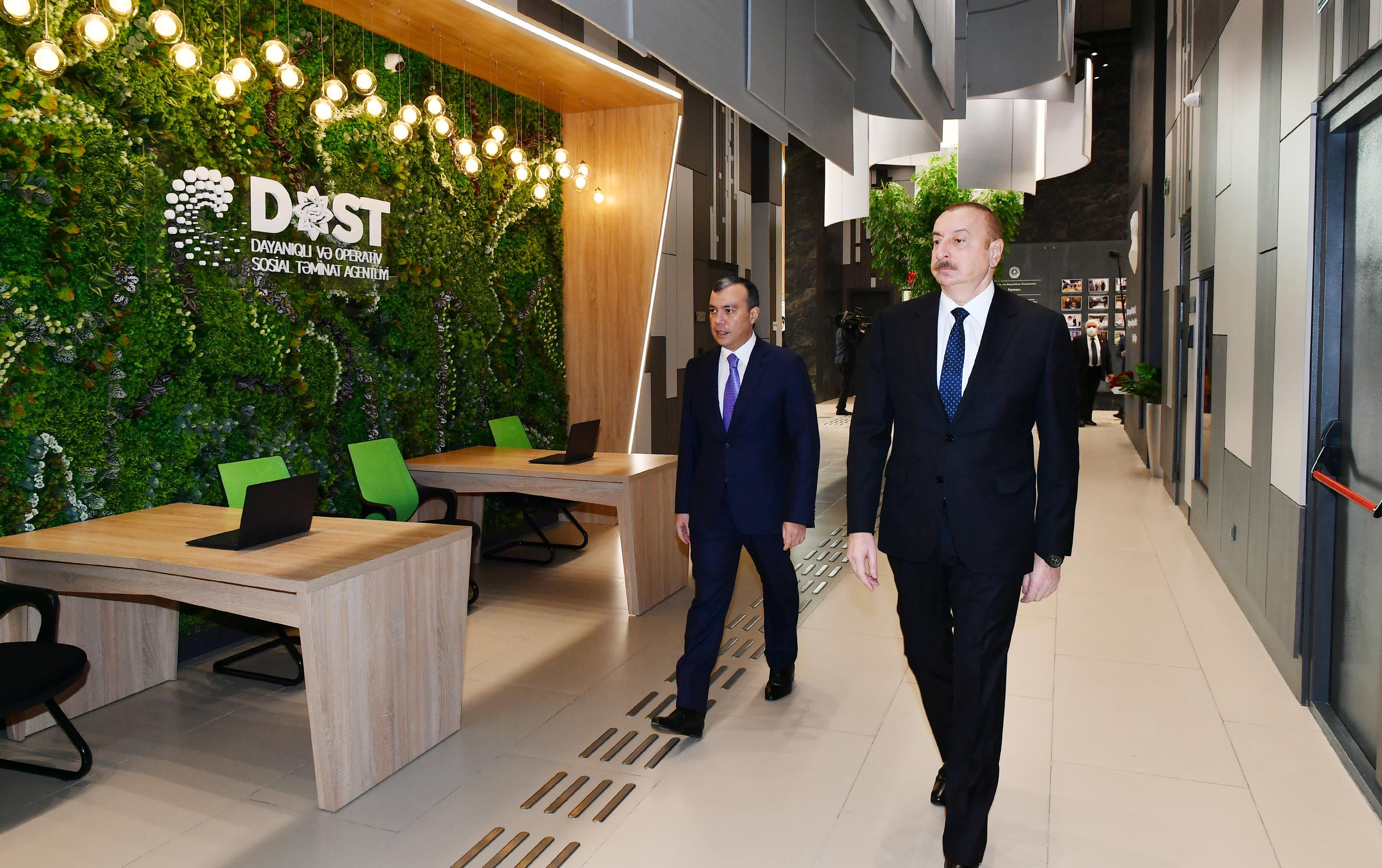 President Aliyev attends inauguration of next state social support ...