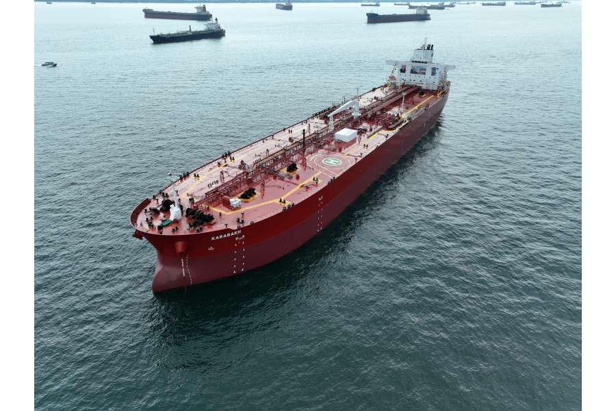 Azerbaijan launches Aframax-type "Karabakh" tanker in Singapore ...