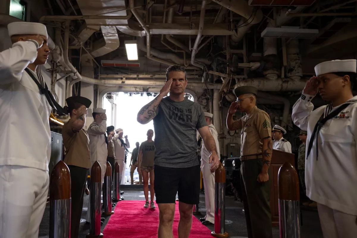 US defence chief joins military training aboard USS Boxer in Singapore ...