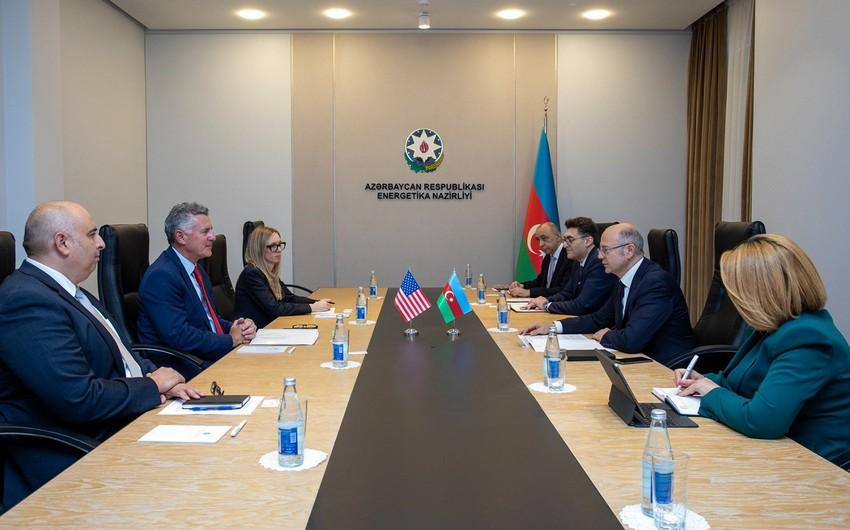 Azerbaijani energy minister, US State Department official discuss cooperation | Caliber.Az