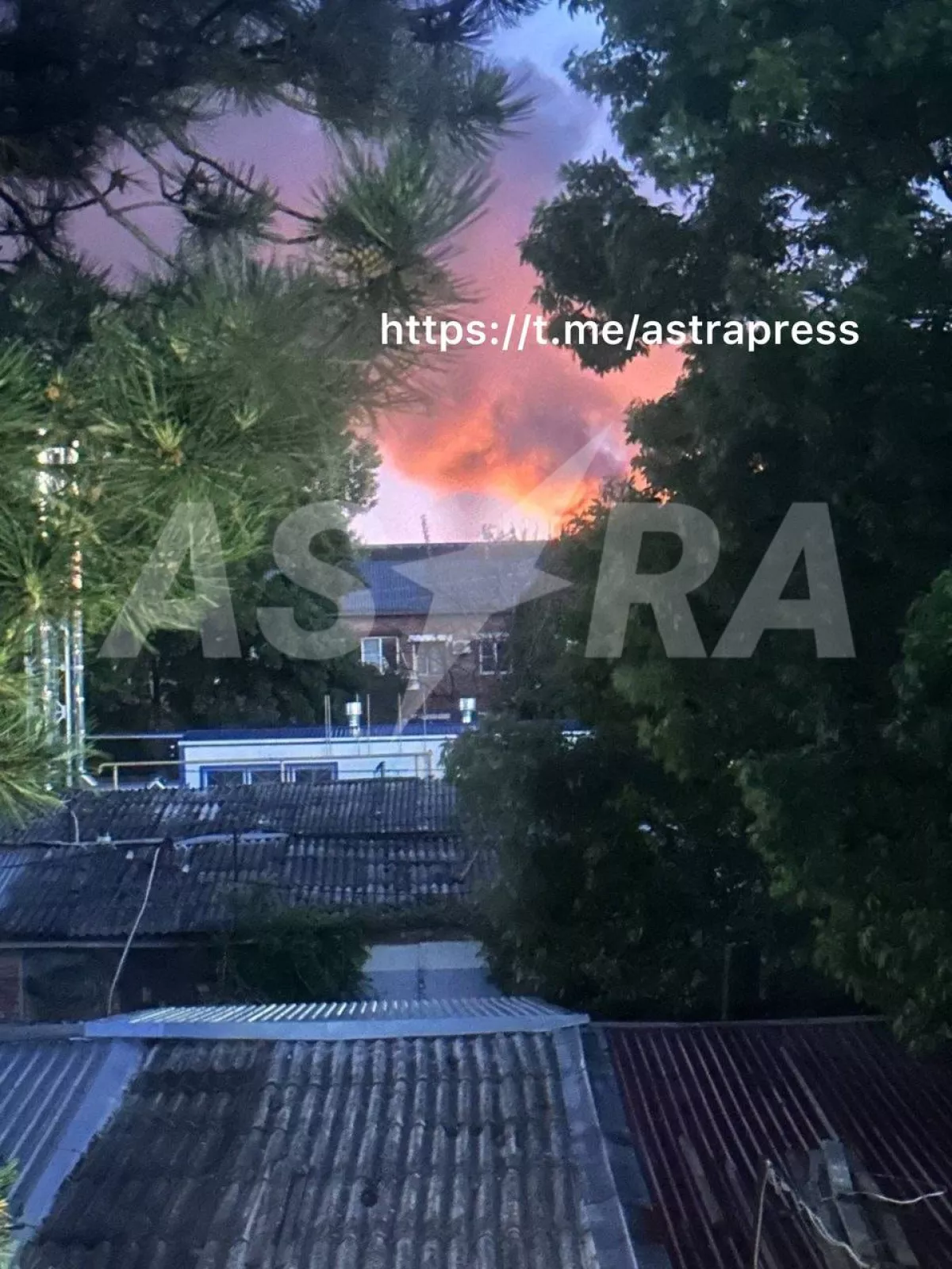 ASTRA: Russia’s Ilsky oil refinery catches fire after drone attack ...